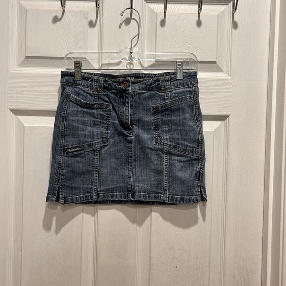 Rampage | Skirts | Vintage Y2k Rampage Micro Mini Blue Jean Skirt ...